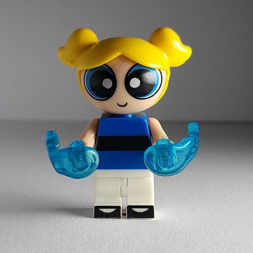 The Powerpuff Girls (Bubbles) Custom MiniFigure | Kustom Mini Figz
