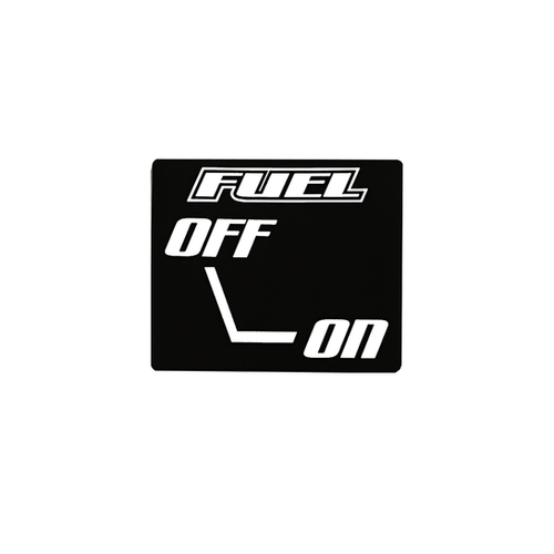 Fuel Tap ON/OFF Sticker | TiBill's Race Parts