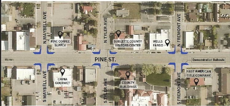 Pine Street Bulb-out Demonstration Project