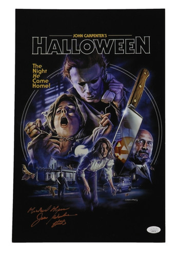 Jim Winburn Signed "Halloween " 11x17 Photo Inscribed Michael Myers ...