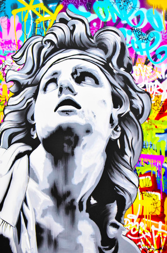 Tableau Original Zeus Dieu Grec Pop Art - Peinture Mythologie Grecque ...