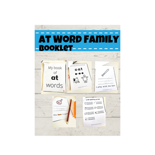 at Word Family Booklet | Mama Melissa