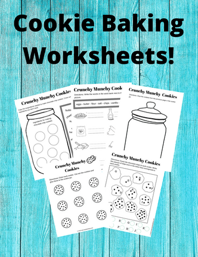 Cookie Baking Worksheets | Mama Melissa