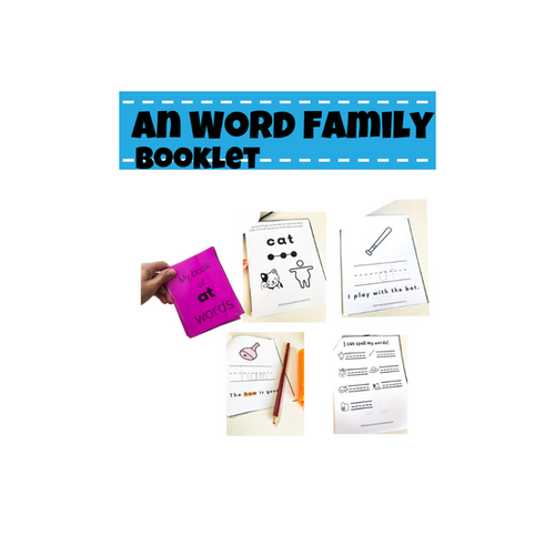 an Word Family Booklet | Mama Melissa