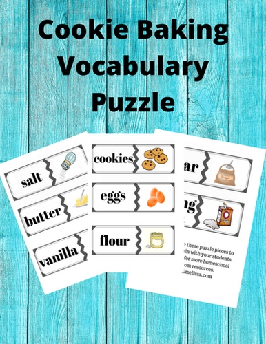 Cookie Baking Puzzle | Mama Melissa