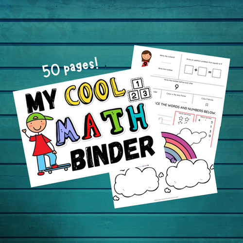 First Grade Math Binder | Mama Melissa