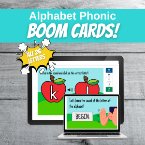 Alphabet Phonics Boomcards | Mama Melissa