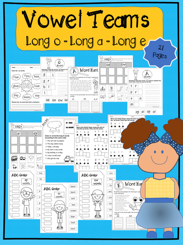 Vowel Team Packet | Mama Melissa