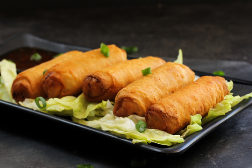 Chilli Paneer Spring Rolls | ARROY FOODS