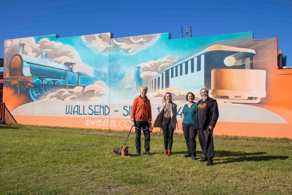 Wallsend's Heritage Celebrated with Modern Mural