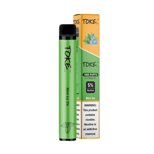 Toke 1800 Puff 5% Disposable - Mint Ice | Atlas Health Line