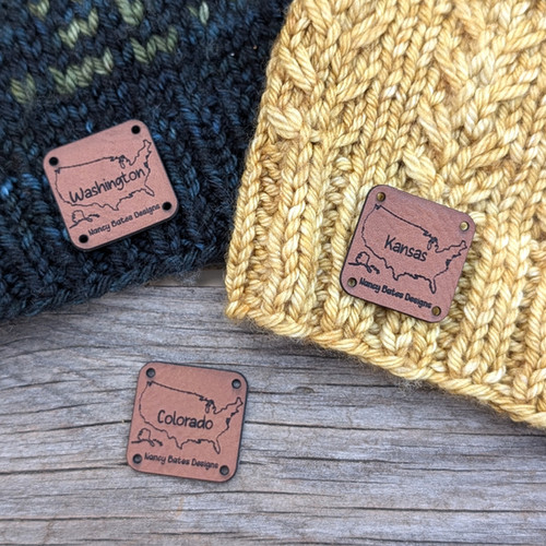 50 States Collection Beanie Labels | NancyBatesDesigns