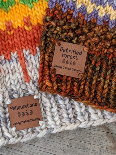 National Park Beanie Labels | NancyBatesDesigns
