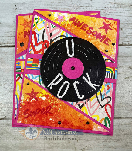 Retro '90s Record Card | nolastamping