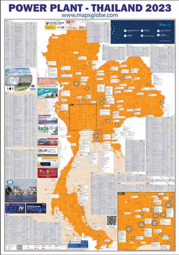 2023 ADV MAP : Power Plant - Thailand | mapsglobespecialist