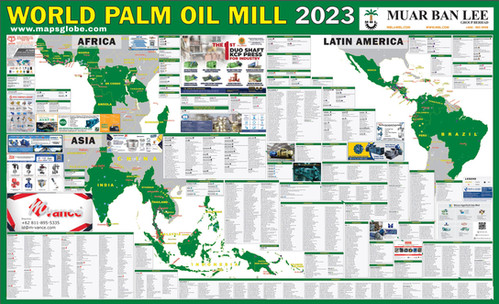 2023 ADV Map : World Palm Oil Mill (Africa, Asia and Latin America ...