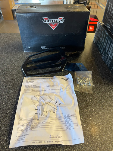 Victory Octane Passenger Backrest Luggage Rack | Spoiled Sports