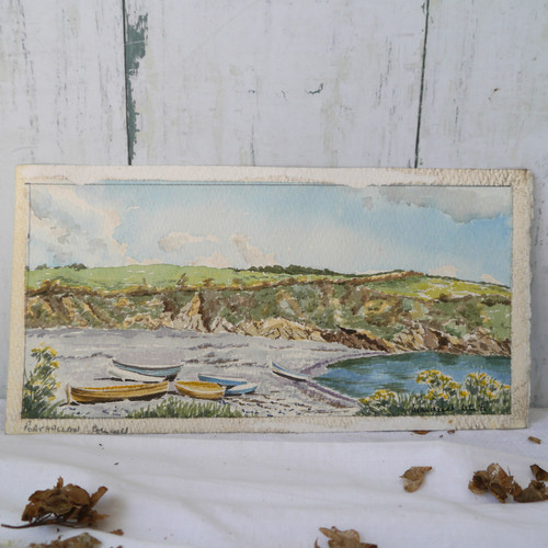 Vintage Watercolour Coastal Painting | Milner & Pearce