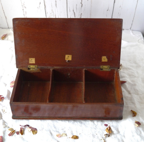 Antique Wooden Cash Box | Milner & Pearce