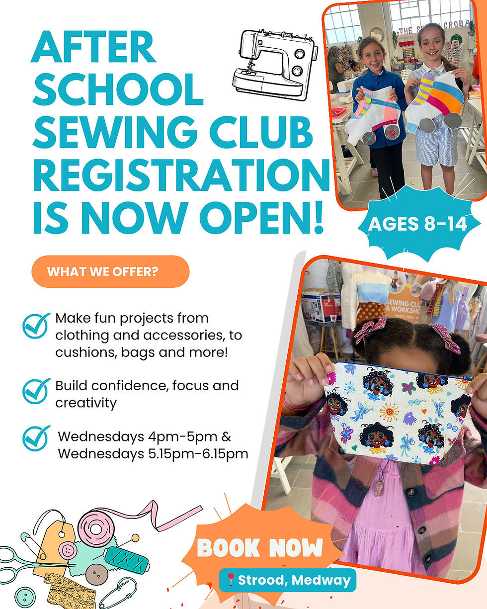 After School Sewing Club | The Sew In Group CIC
