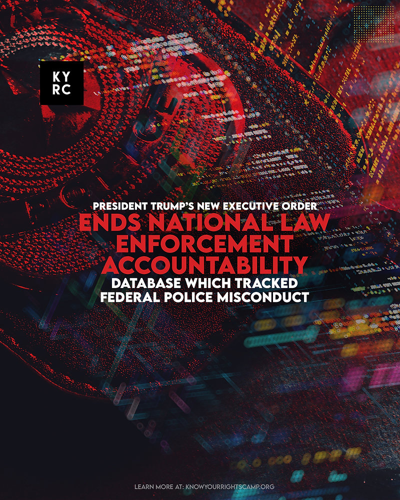 President Trump’s New Executive Order Ends National Law Enforcement Accountability Database ...