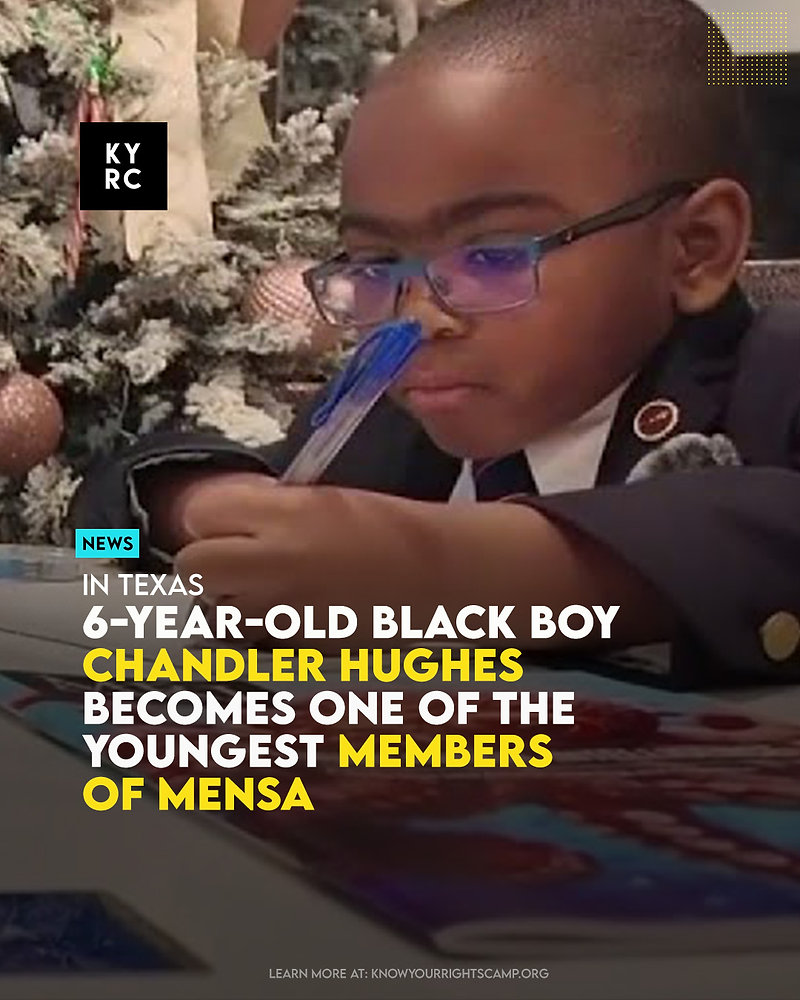 6-Year-Old Black Boy Chandler Hughes Becomes One Of The Youngest ...