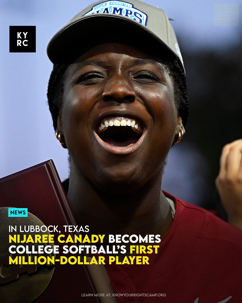 NiJaree Canady Becomes College Softball's First Million-Dollar Player