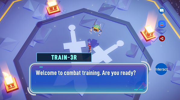 GABRIEL FUENTES | Cosmic Isles - Training Room