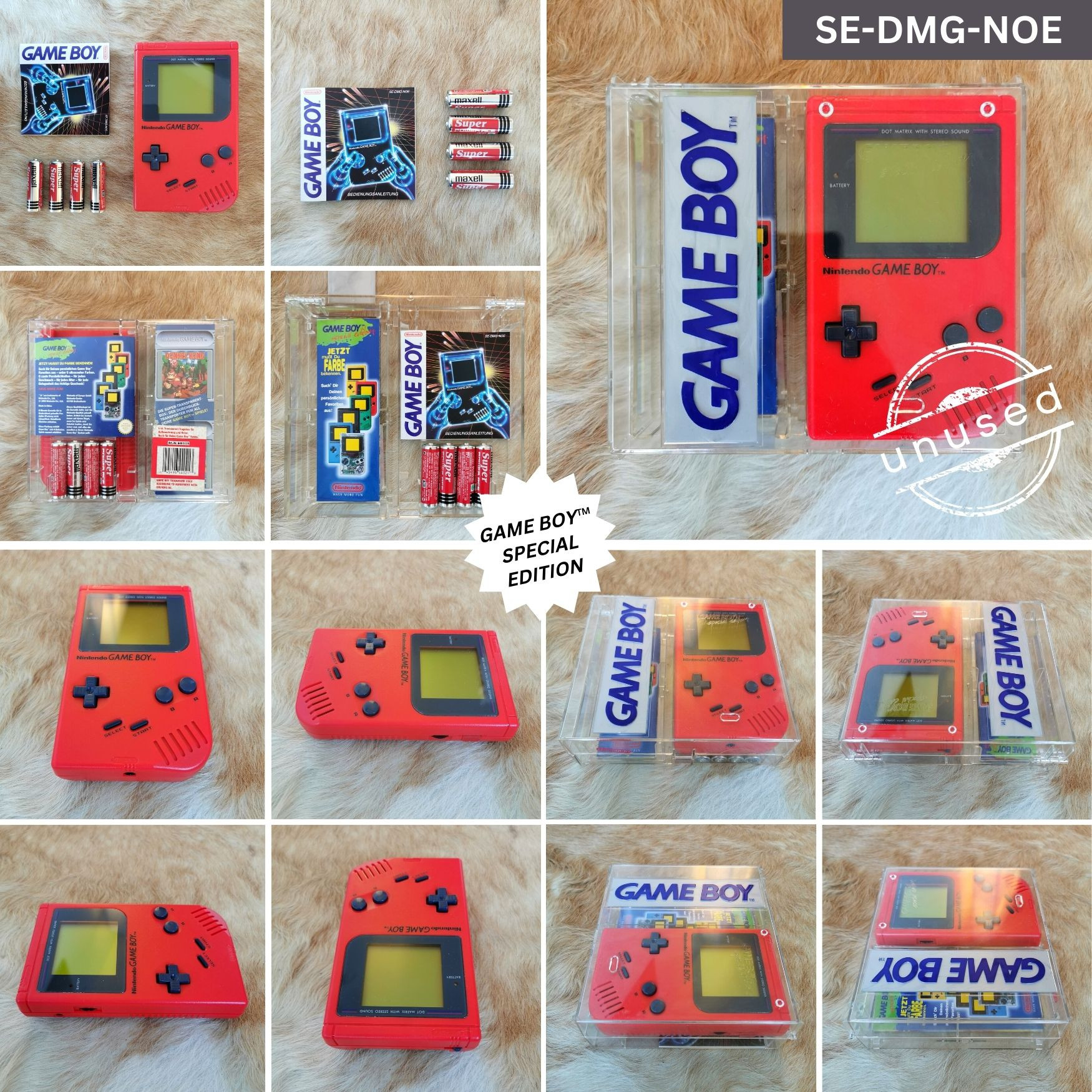 Game Boy™ Console Red - Limited Edition (NOE) (SE-DMG-NOE) - Consoles