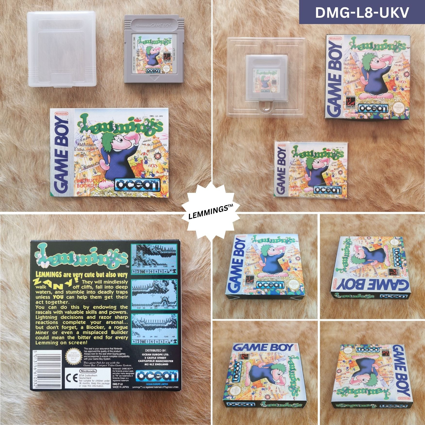 Game Boy™ Lemmings™ (DMG-L8-UKV) - Games