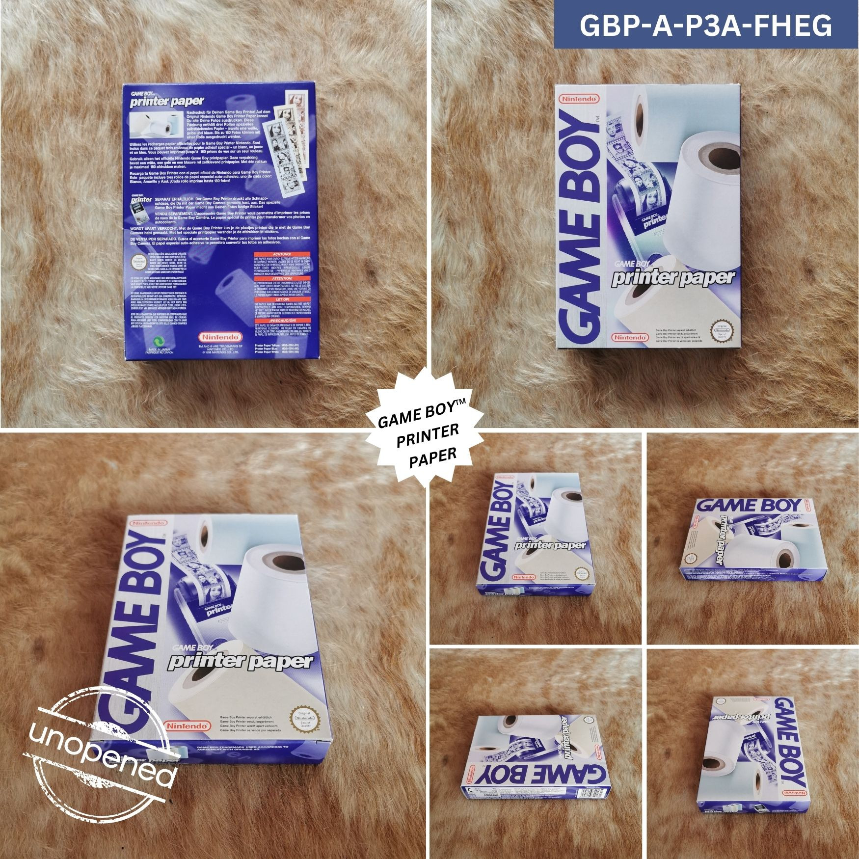 Game Boy™ Printer Paper (GBP-A-P3A-FHEG) - Accessories