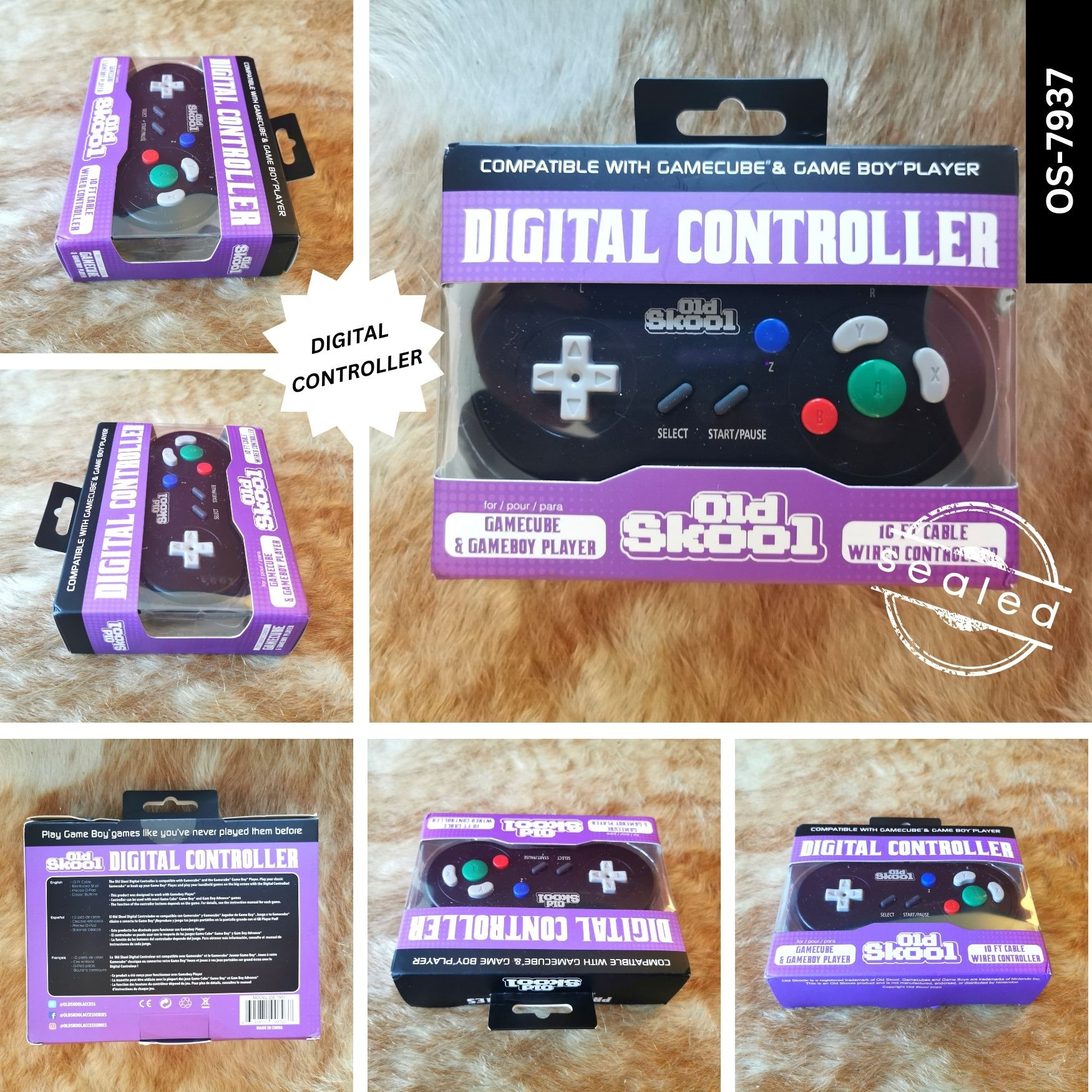 Old Skool Game Boy™ Player Digital Controller (OS-7937) - Accessories