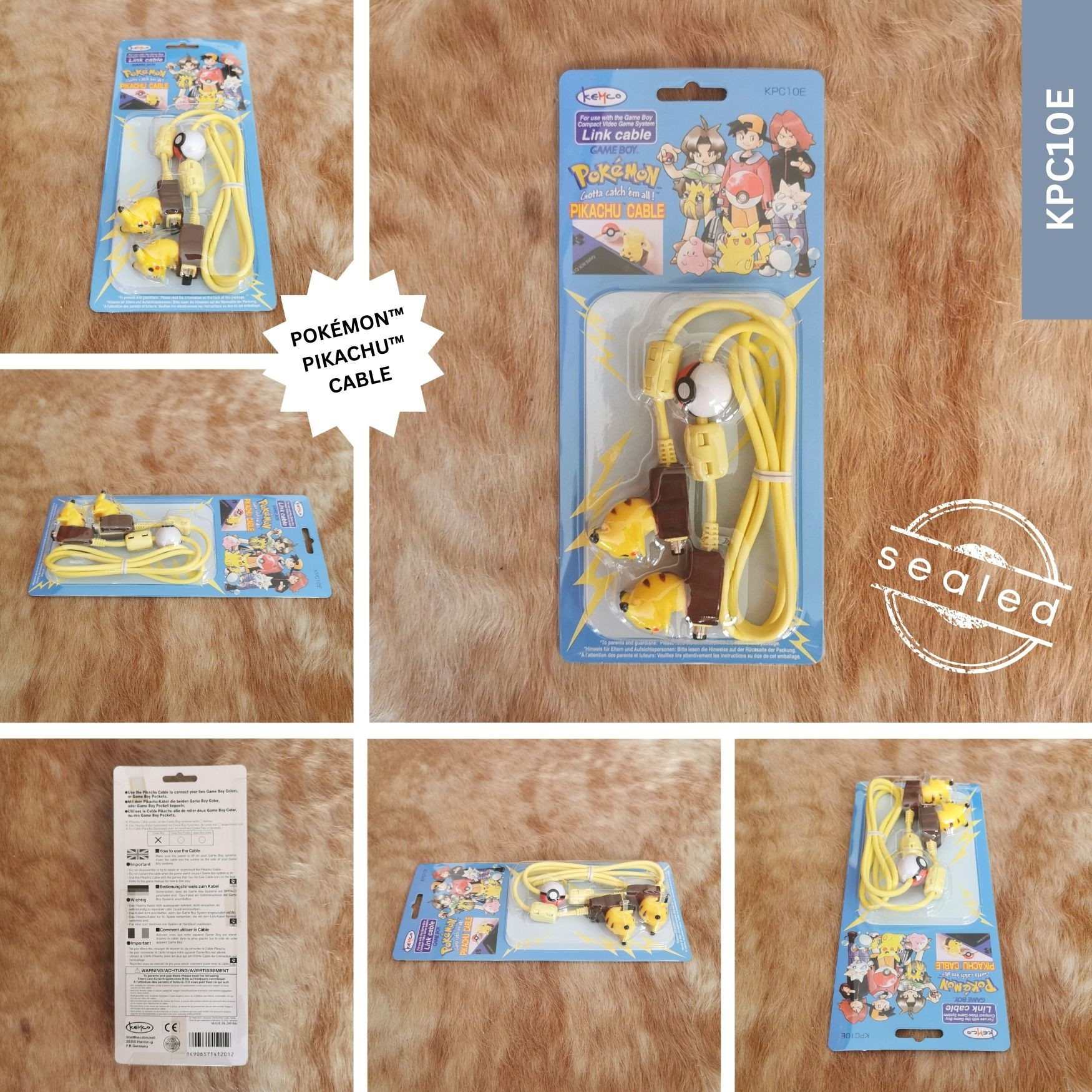 Kemco Pokémon Link Cable (Pikachu Edition) (KPC10E) - Accessories