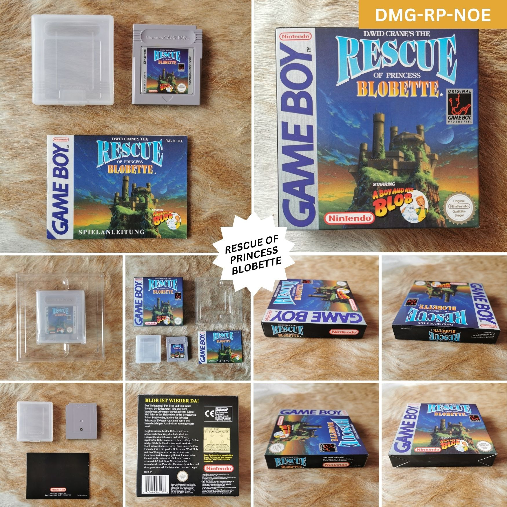 Game Boy™ Rescue Of Princess Blobette (DMG-RP-NOE) - Games