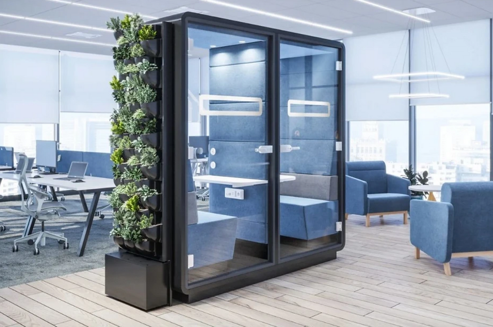 Upgrade Your Workspace with Productive Phone Booths by Fluid