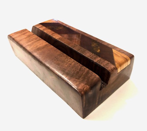 Black Walnut Business Card Holder | tesssilverman