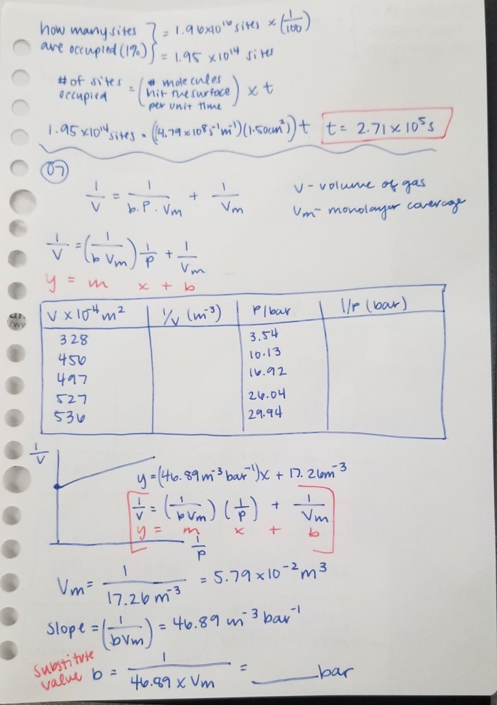 PCHEM Workshop 11 Notes