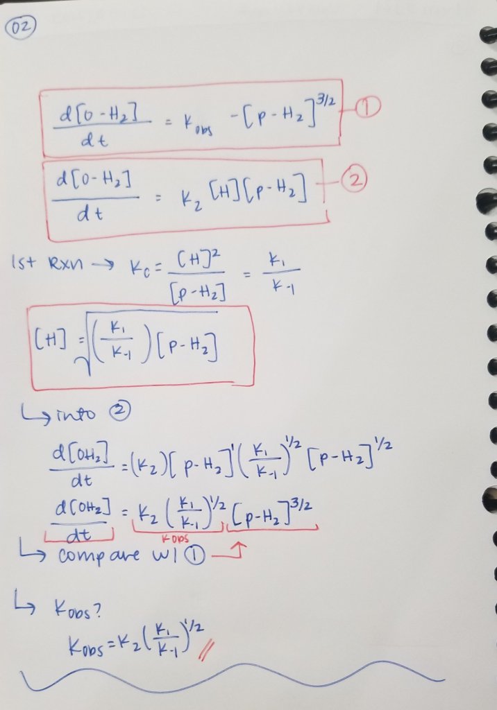 PCHEM Workshop 11 Notes