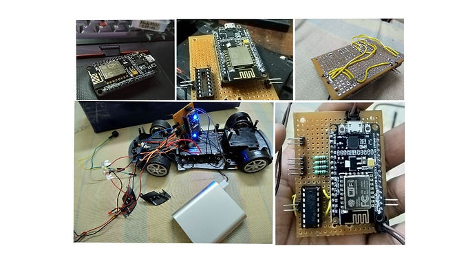 IOT Based Wifi controlled Motor Driver.