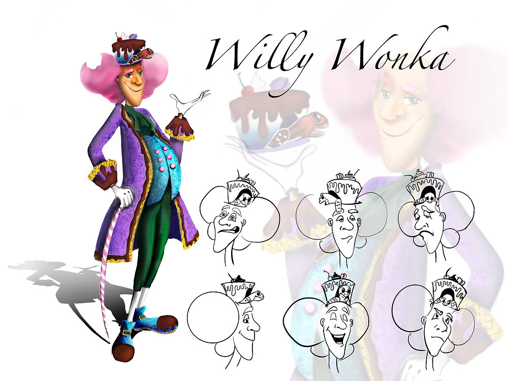 Concept art Willy Wonka & the Chocolate Factory
