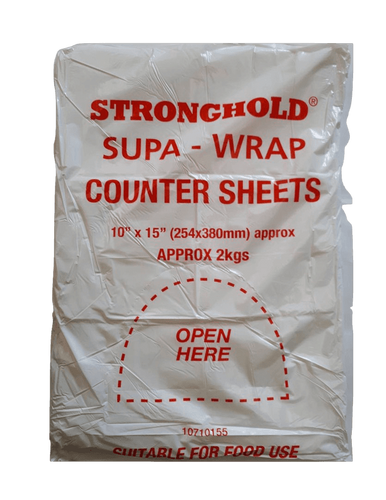 Supawrap HD Sheet 10" X 15" 25 Micron 2KG | Select Sundries