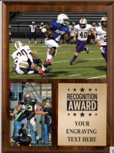 Walnut Team Photo Plaque (9"x13") | Raw Images