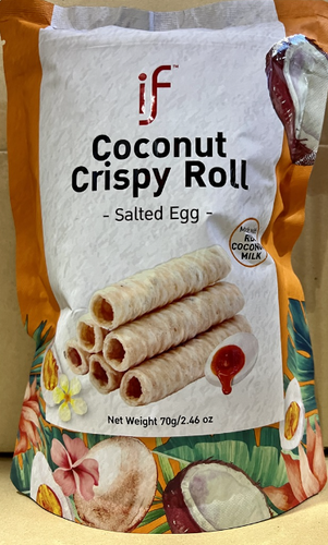 SCREI IF Coconut Crispy Roll Salted Egg 70g*24 (THAI) | Mur Thai