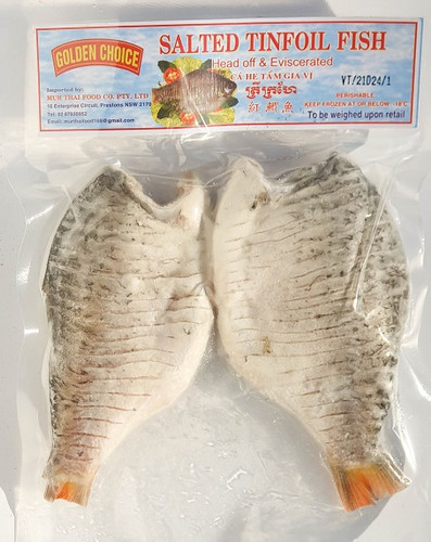 YFTF1 Salted Tinfoil Fish 1kg*10 (Vietnamese) | Mur Thai