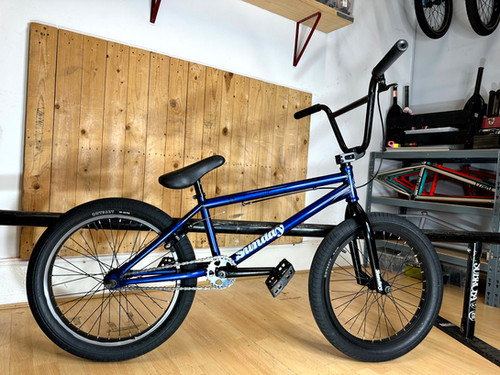 Sunday Bikes 'Scout' Custom BMX Bike - Trans Blue - 20.7tt + Odyssey ...