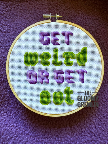 Get Weird - Cross Stitch Pattern | The Gloomy Gremlin