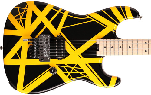 EVH Striped Series Black with Yellow Stripes | dtown