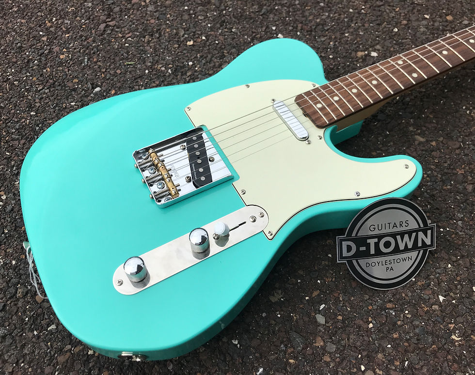 D-Town Custom Contour Tele T Style Guitar Seafoam Green | dtown