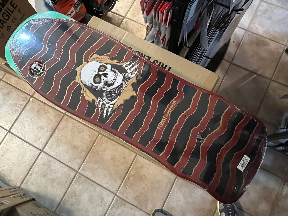 Powell Peralta GeeGah Ripper Maroon Skateboard Deck - 9.75 x 30 | dtown