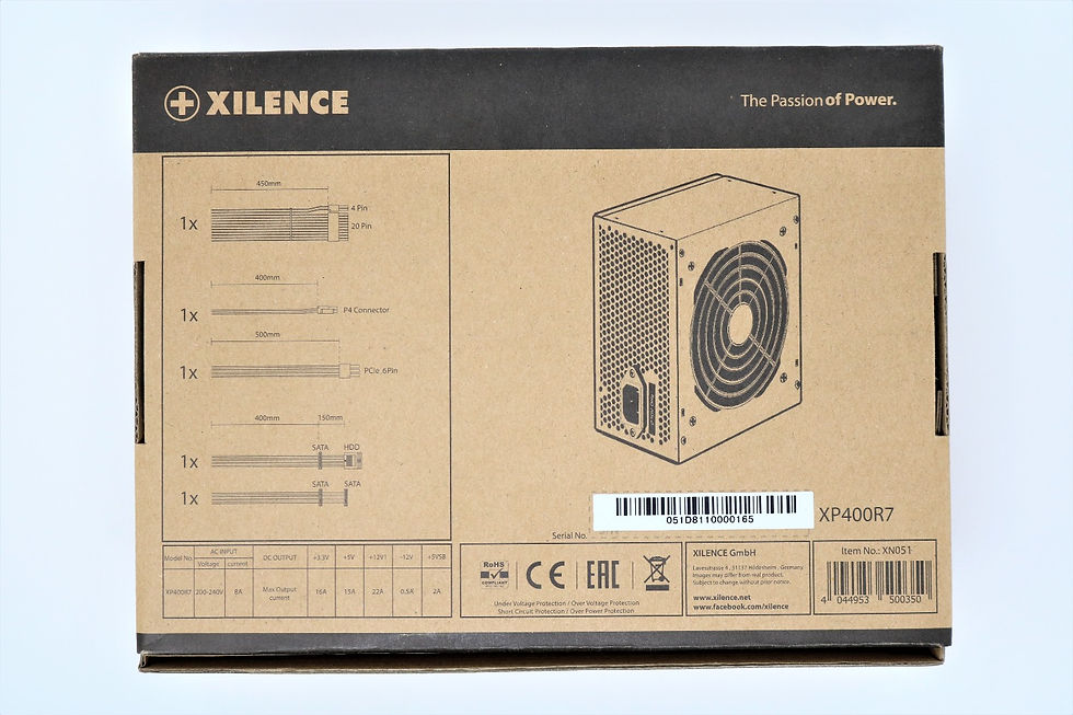 Xilence Redwing PSU 400w+ 600w | Review